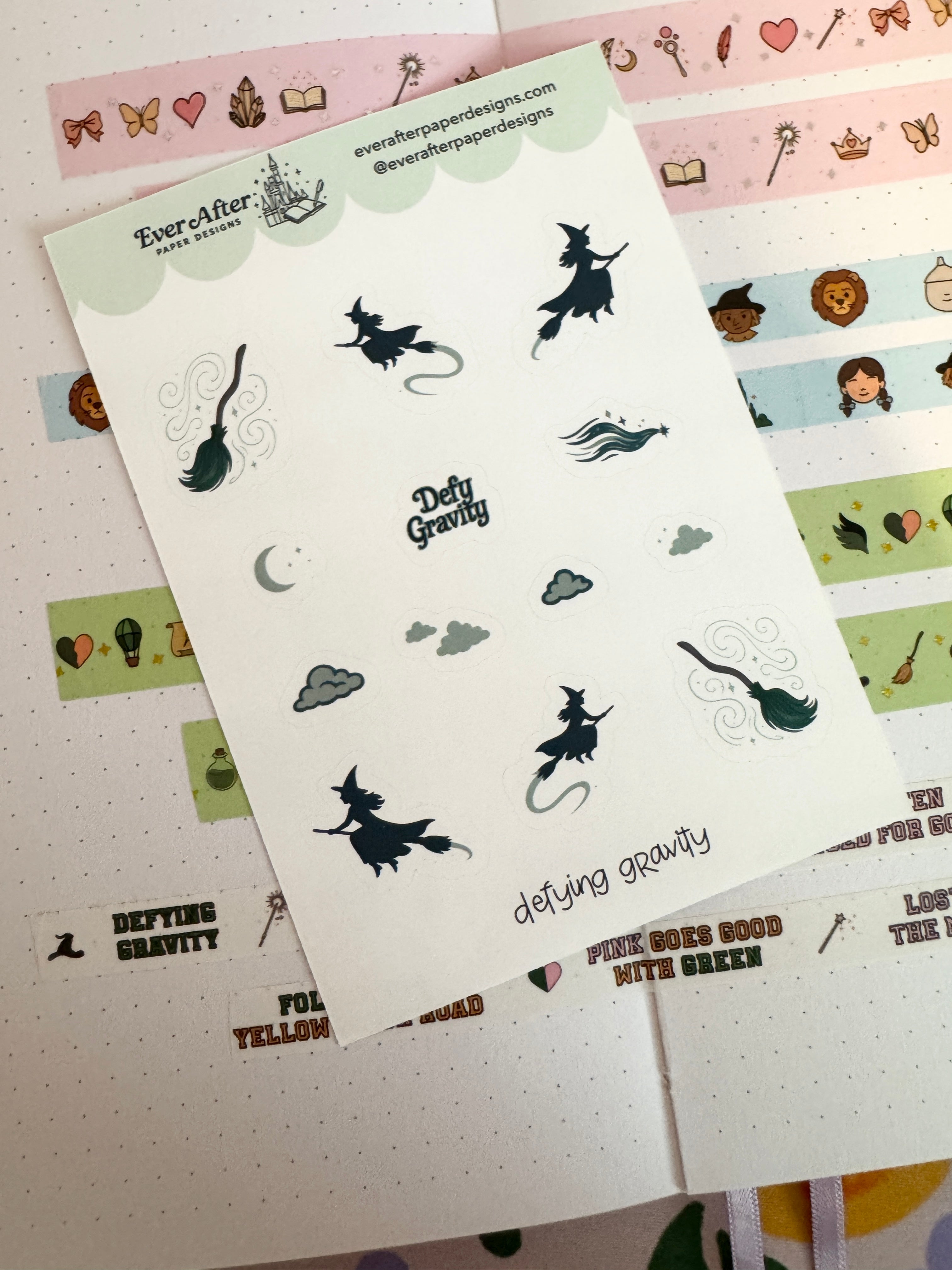 Defying Gravity Sticker Sheet – Ever After Paper Designs